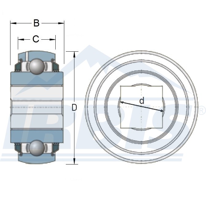GW 208 PP17_TIMKEN_Корпусной подшипник